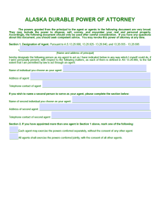 Free Alaska Power of Attorney Forms | PDF