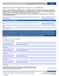 Free Texas Tax Power of Attorney Form | PDF