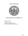 Free Wisconsin Advance Directive Form (Medical POA & Living Will) | PDF