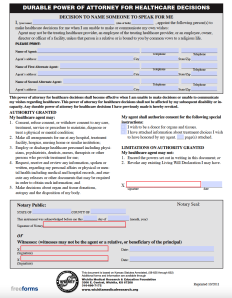 Free Kansas Power of Attorney Forms | PDF | WORD