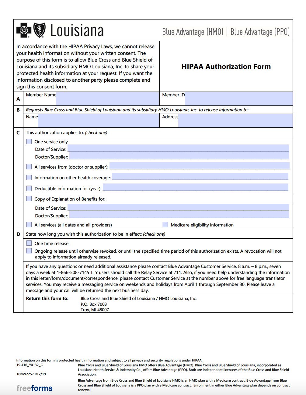 Free Louisiana Advance Directive Form (Medical POA & Living Will) | PDF