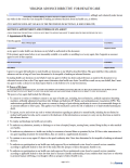 Free Virginia Advance Directive Form (Medical POA & Living Will) | PDF