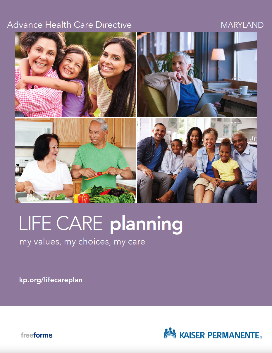 Free Maryland Advance Directive Form (Medical POA & Living Will) | PDF ...