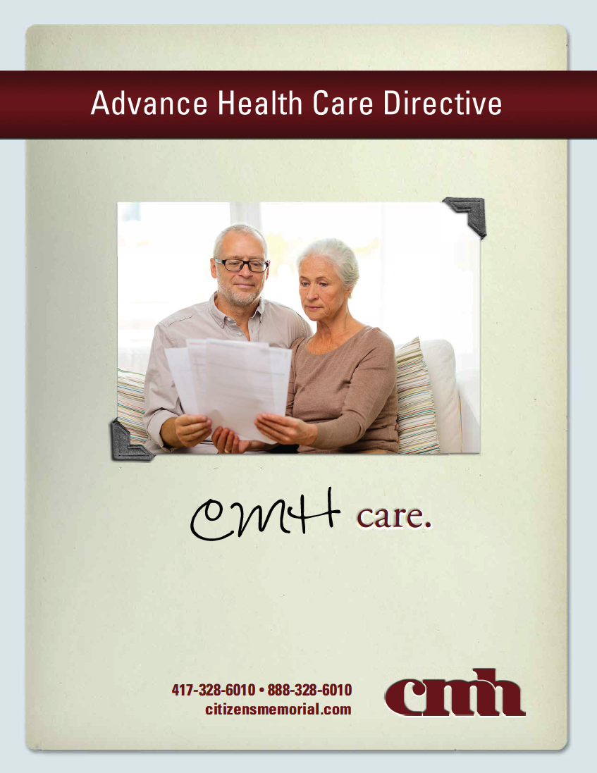 Free Missouri Advance Directive Form (Medical POA & Living Will) | PDF