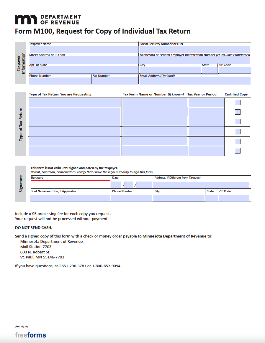 Free Minnesota Tax Power of Attorney Form | PDF