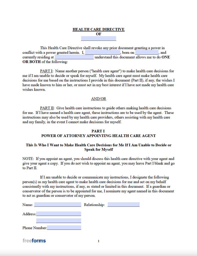 Free Minnesota Advance Directive Form (Medical POA & Living Will) | PDF