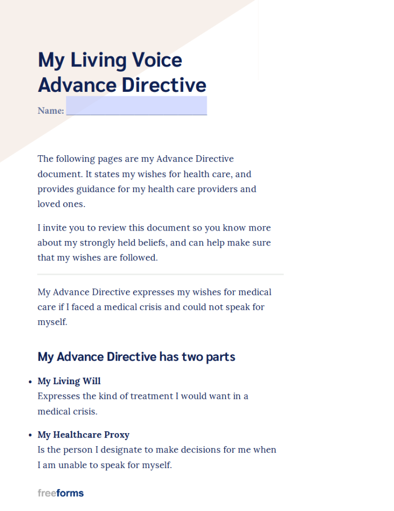 Free Missouri Advance Directive Form (Medical POA & Living Will) | PDF
