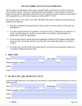 Free Oregon Advance Directive Form (Medical POA & Living Will) | PDF